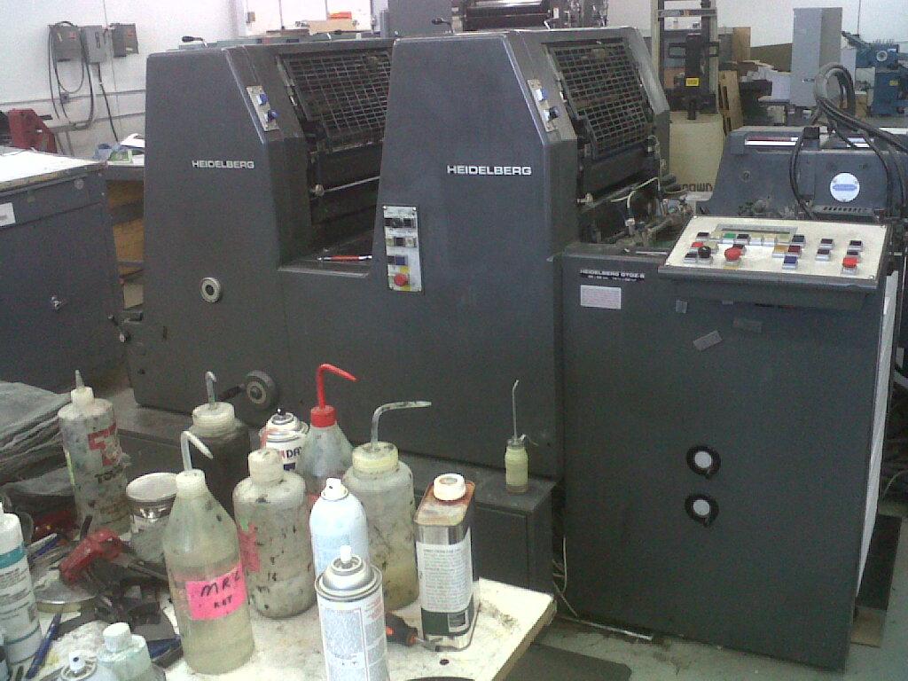 Lot #12: 1995 Heidelberg Two Color GTOZ - WireBids